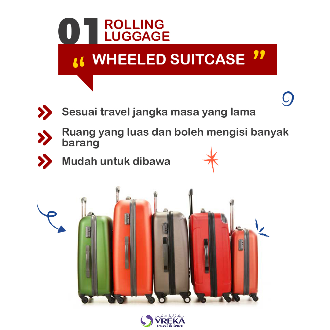 Jenis beg yang sesuai untuk 'travel'. | V Reka Travel Tours