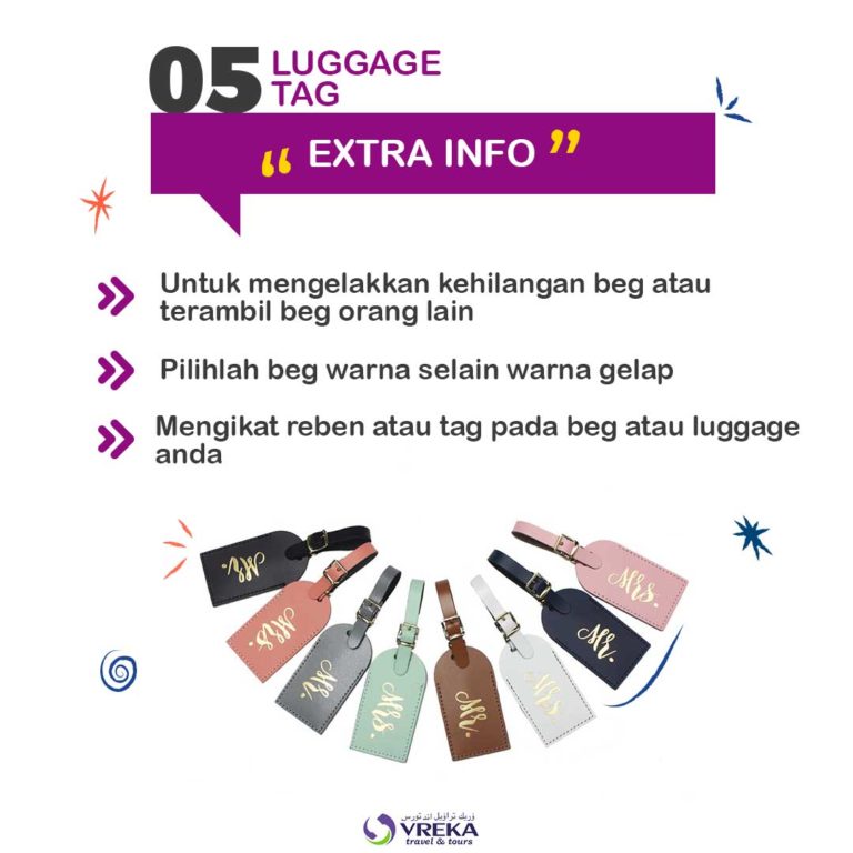 Jenis beg yang sesuai untuk 'travel'. | V Reka Travel Tours